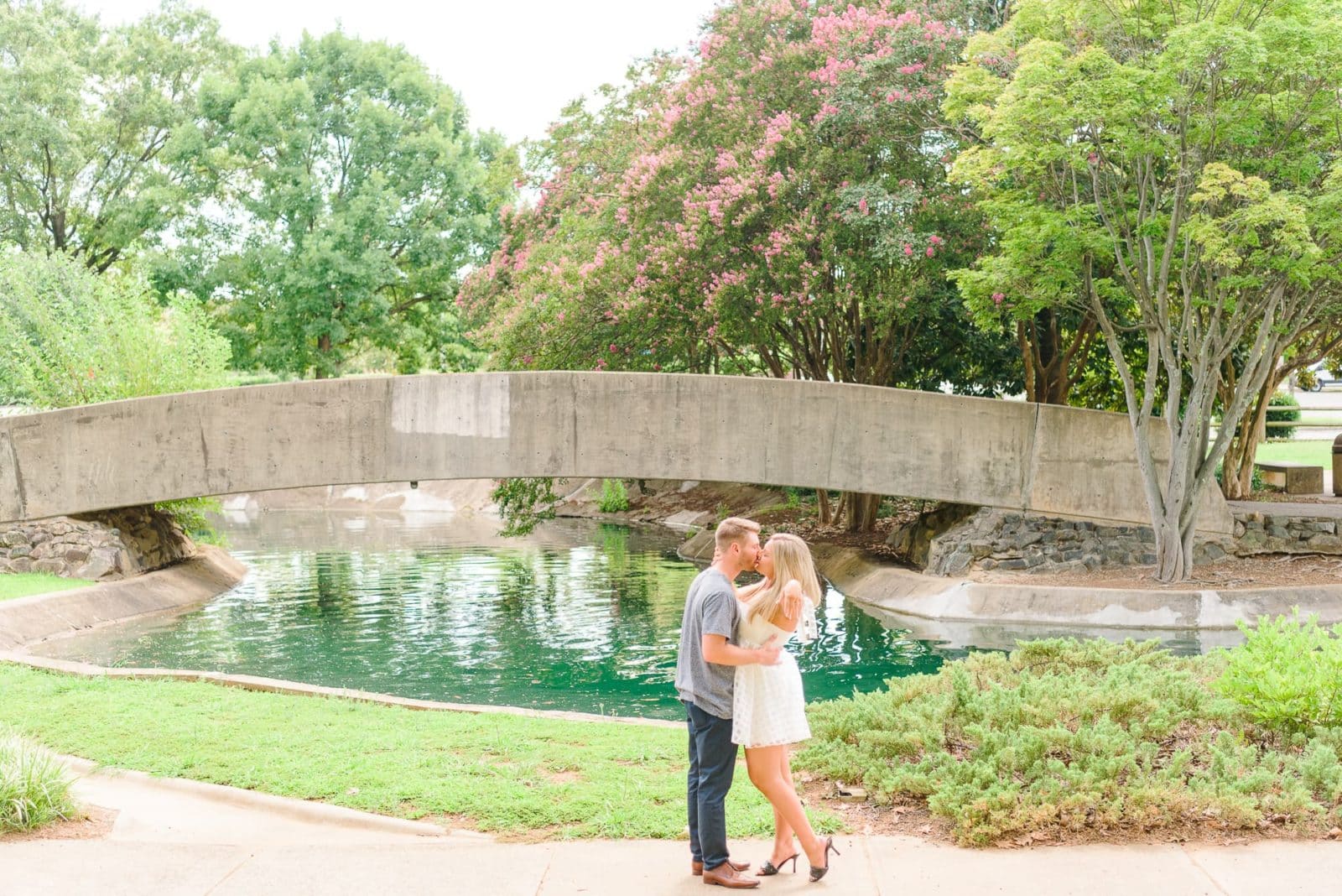 A Surprise Proposal at Marshall Park in Charlotte