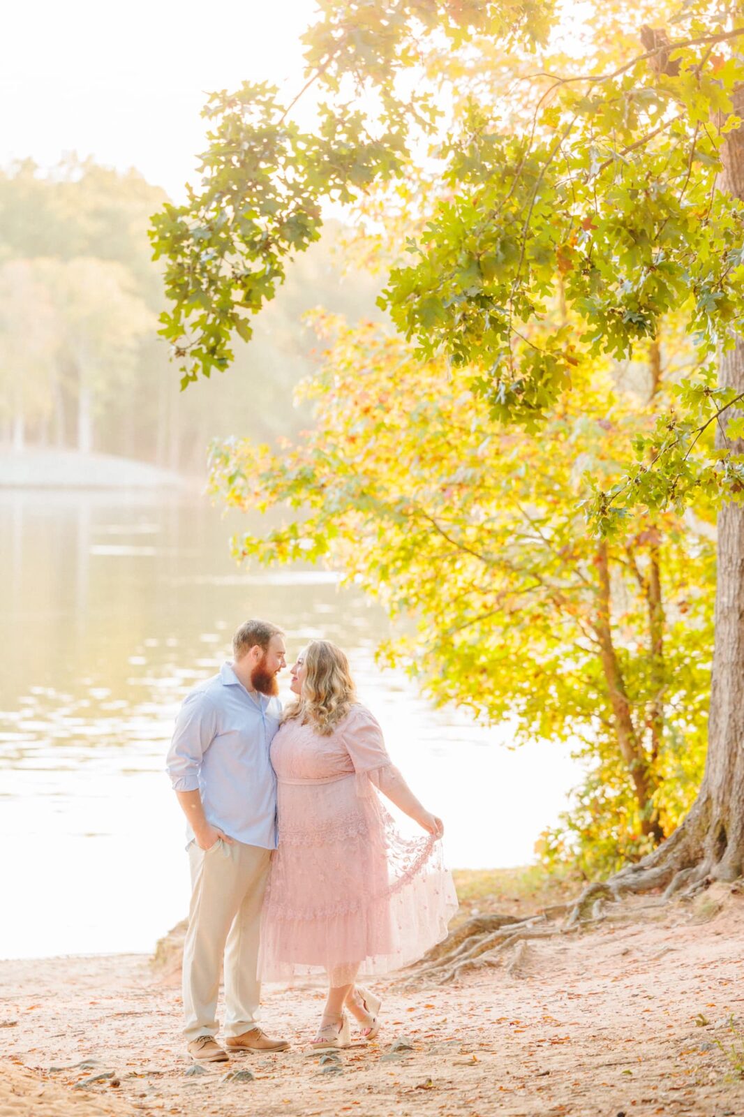 Pretty in Pink - Engagement Photos in Huntersville, NC | Savvy Leigh ...